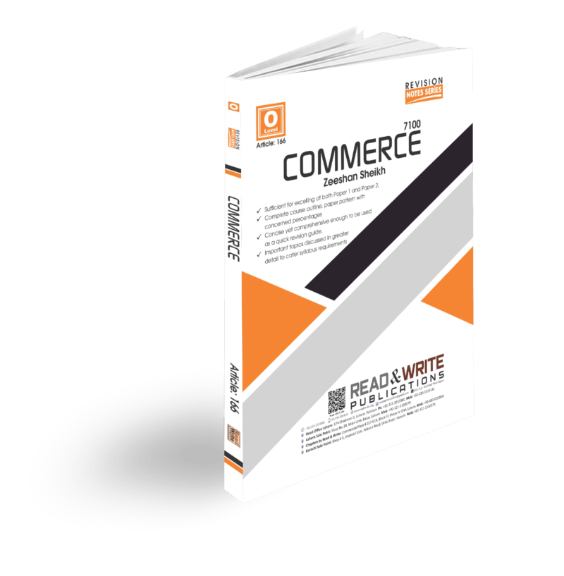 166 O Level Commerce Notes by Zeeshan Sheikh - Read & Write
