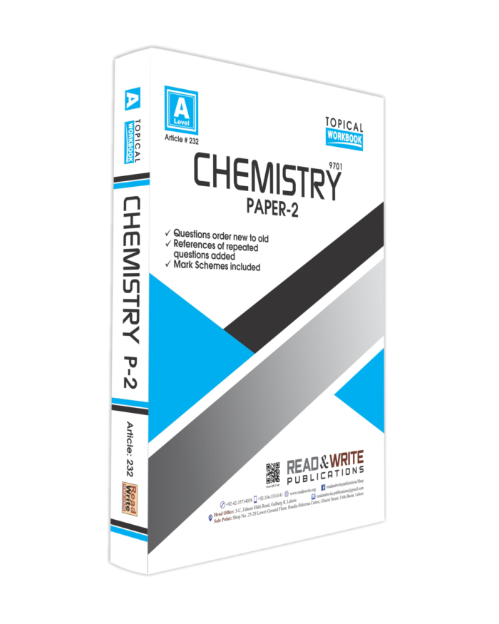 232 Chemistry A Level Paper 2 Topical Workbook and Past Papers.