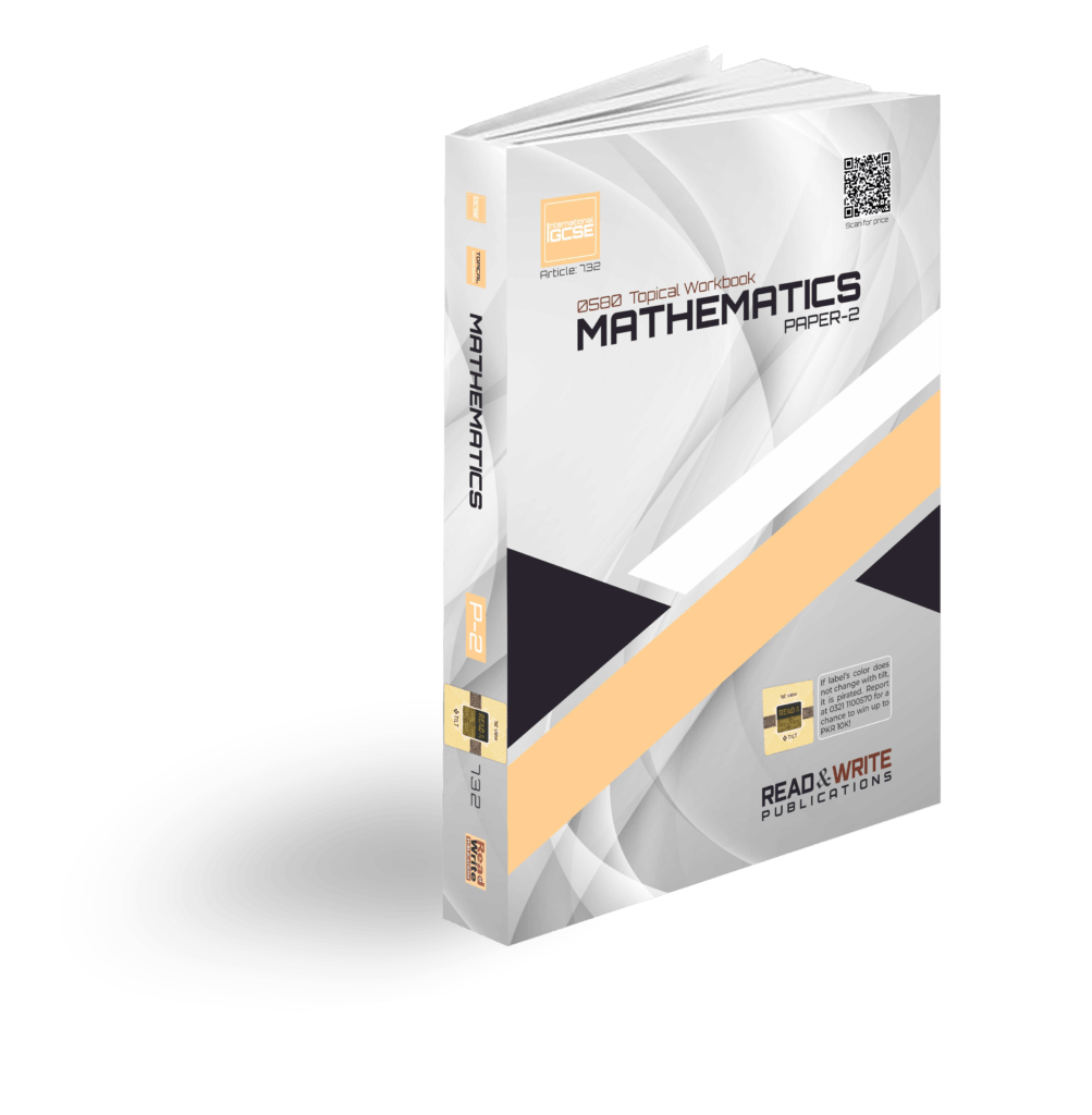 732 Mathematics IGCSE Paper-2 Extended Topical Workbook - Read & Write