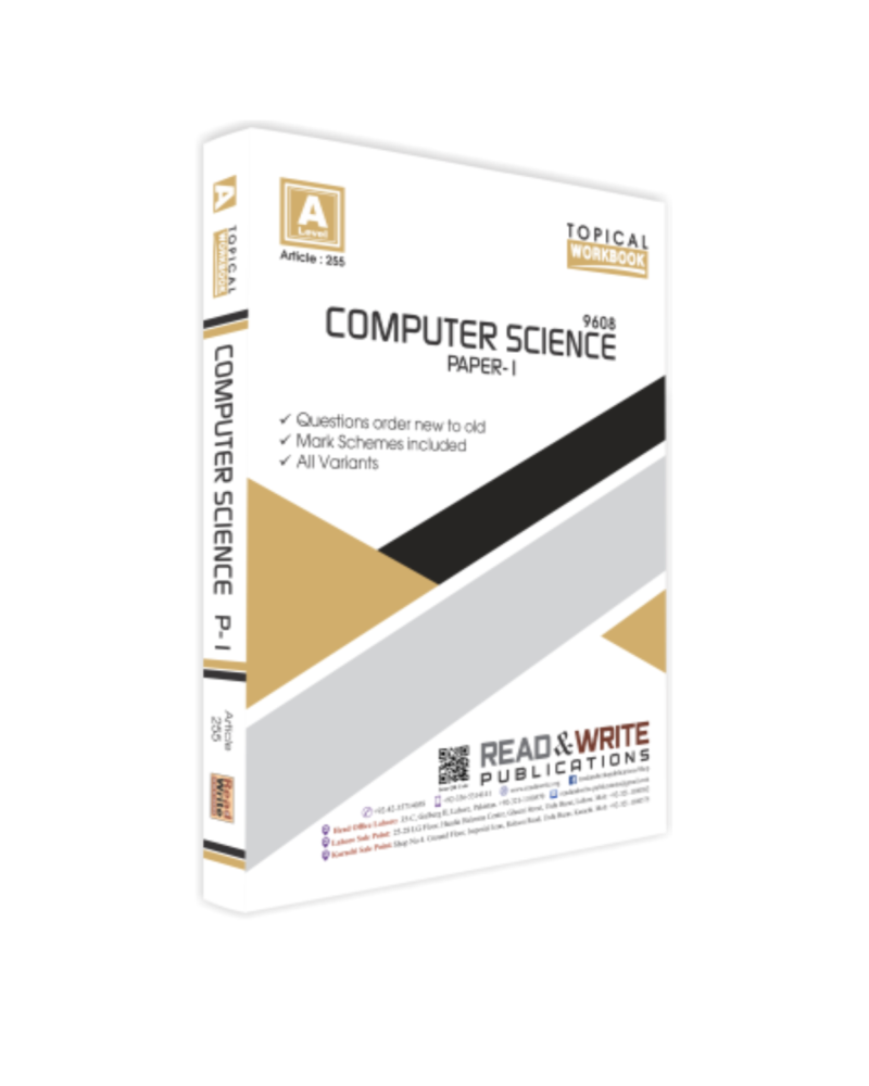 258 Computer Science A - Level Paper-4 Topical Workbook - Read & Write